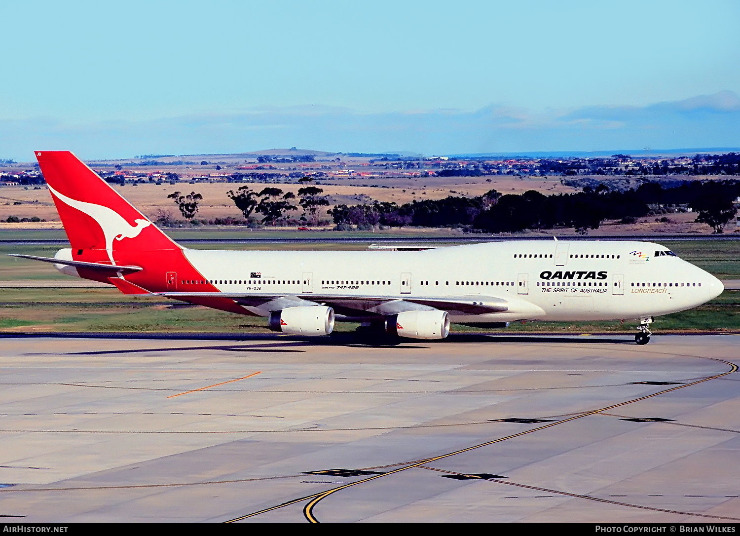 Aircraft Photo of VH-OJB | Boeing 747-438 | Qantas | AirHistory.net #760452