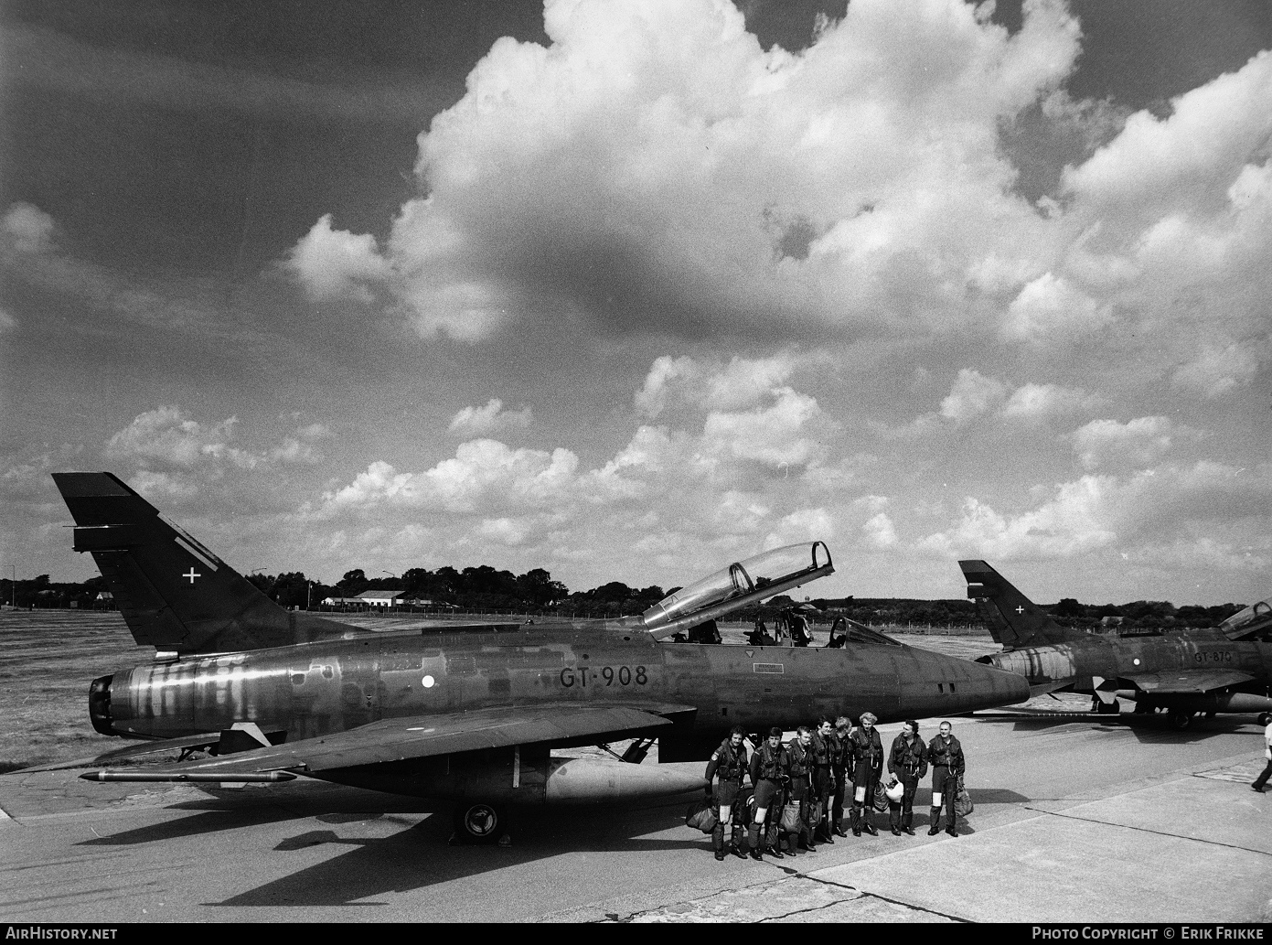 Aircraft Photo of GT-908 | North American TF-100F Super Sabre | Denmark ...