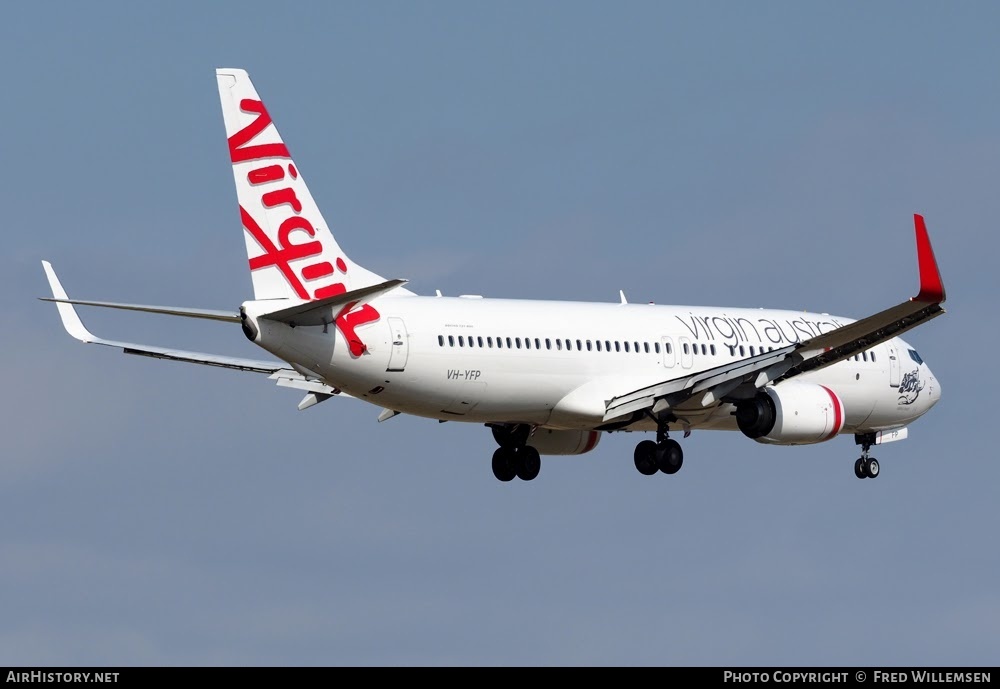 Aircraft Photo of VH-YFP | Boeing 737-8FE | Virgin Australia Airlines | AirHistory.net #764498