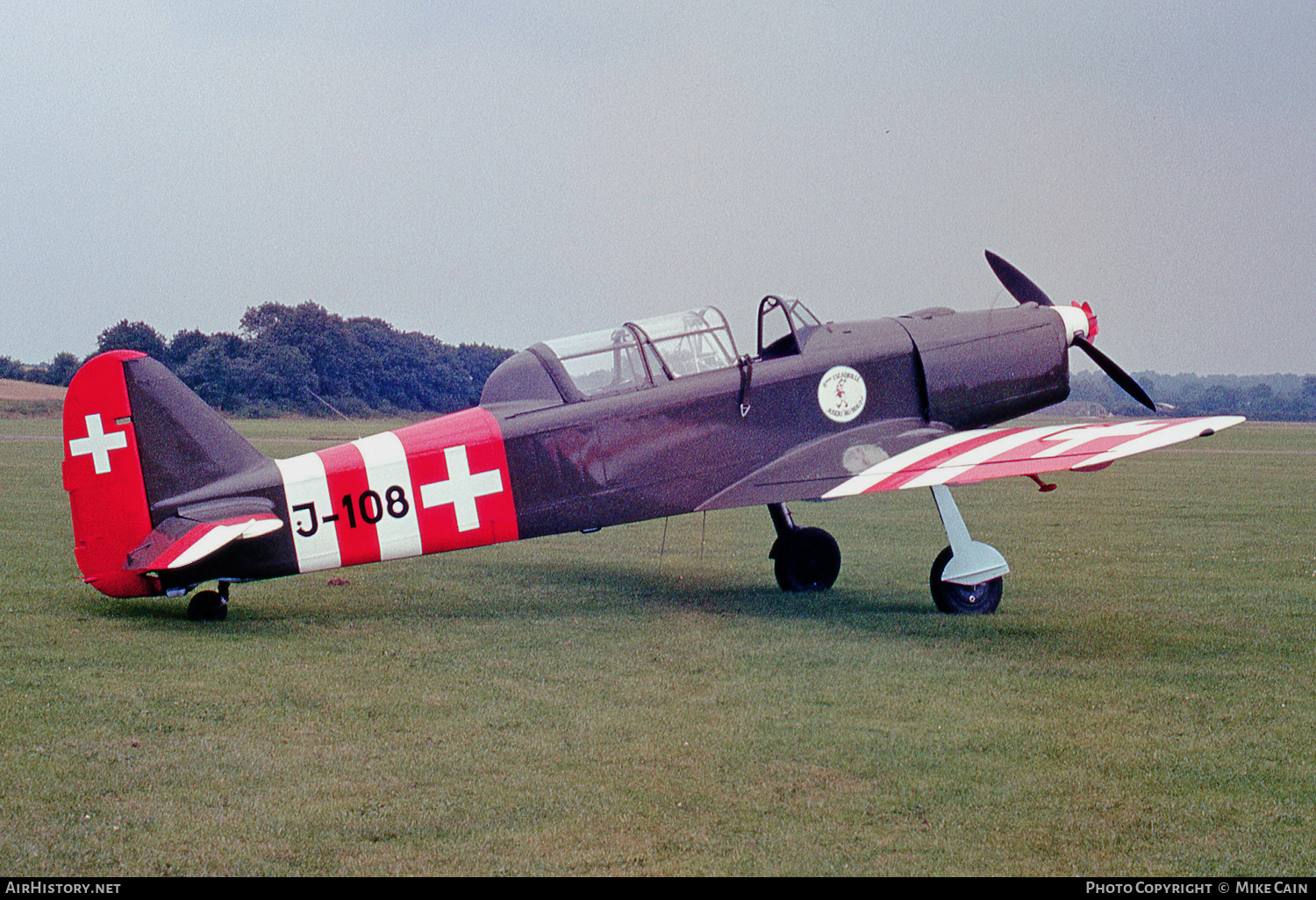 Aircraft Photo of G-BJAX / J-108 | Pilatus P-2-05 | Switzerland - Air ...