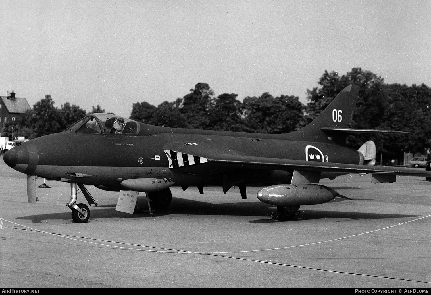 Aircraft Photo of 34016 | Hawker J34 Hunter (F50) | Sweden - Air Force ...