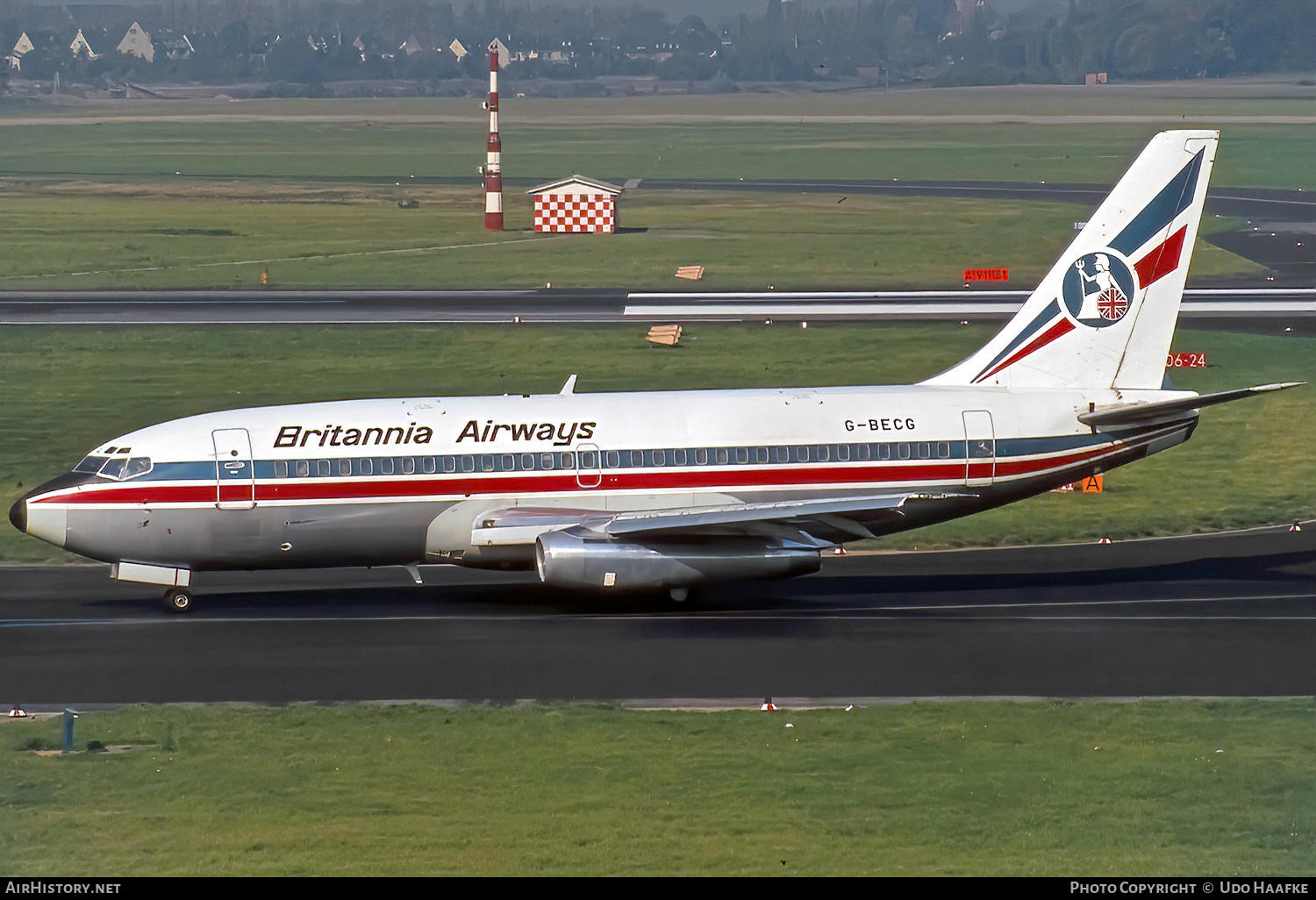 Aircraft Photo of G-BECG | Boeing 737-204/Adv | Britannia Airways ...
