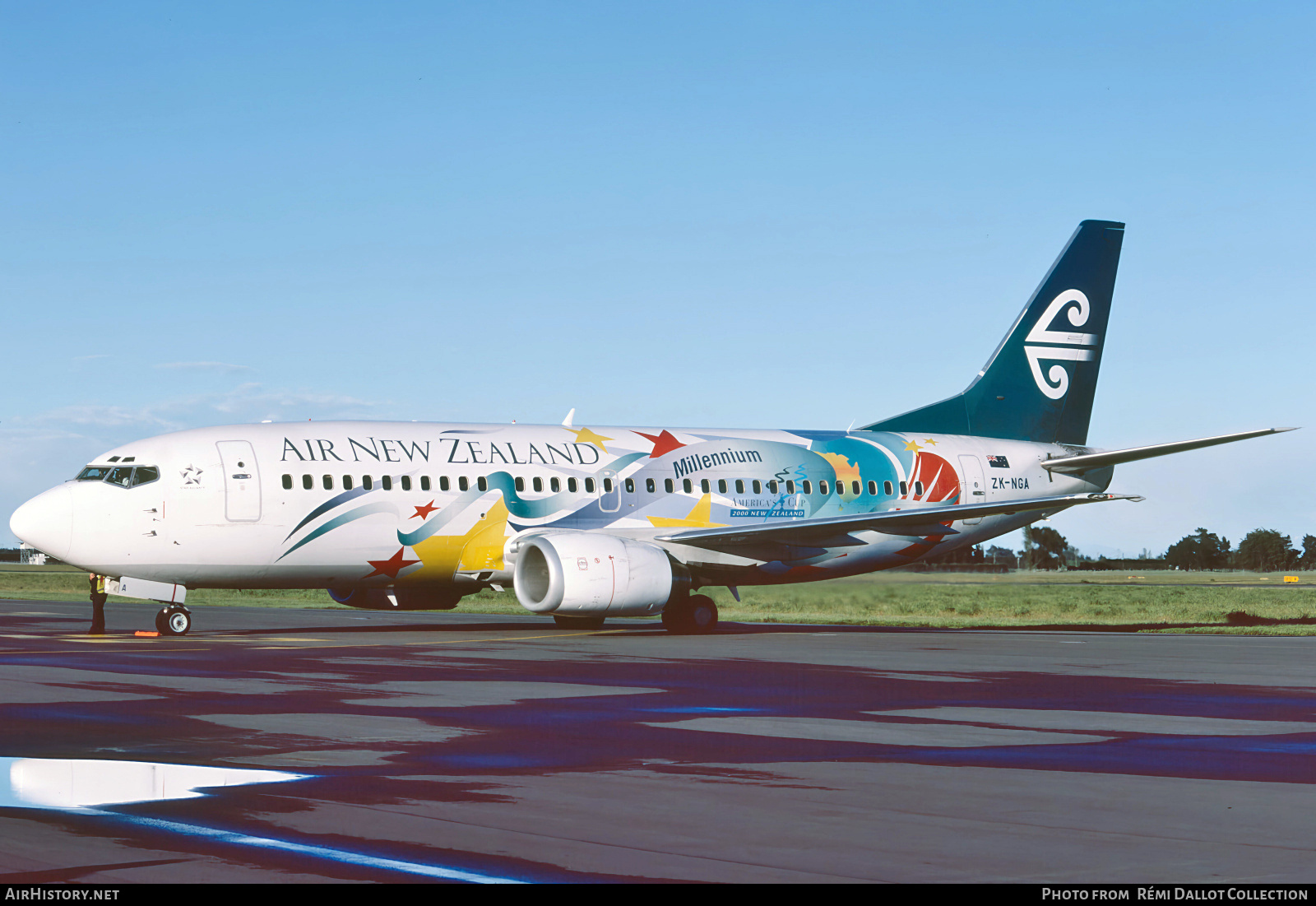 Aircraft Photo of ZK-NGA | Boeing 737-33R | Air New Zealand | AirHistory.net #789284