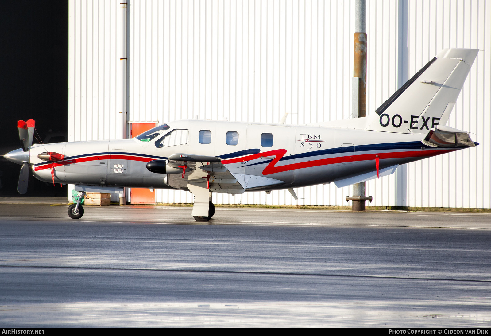 Aircraft Photo of OO-EXE | Socata TBM-850 (700N) | AirHistory.net #793853
