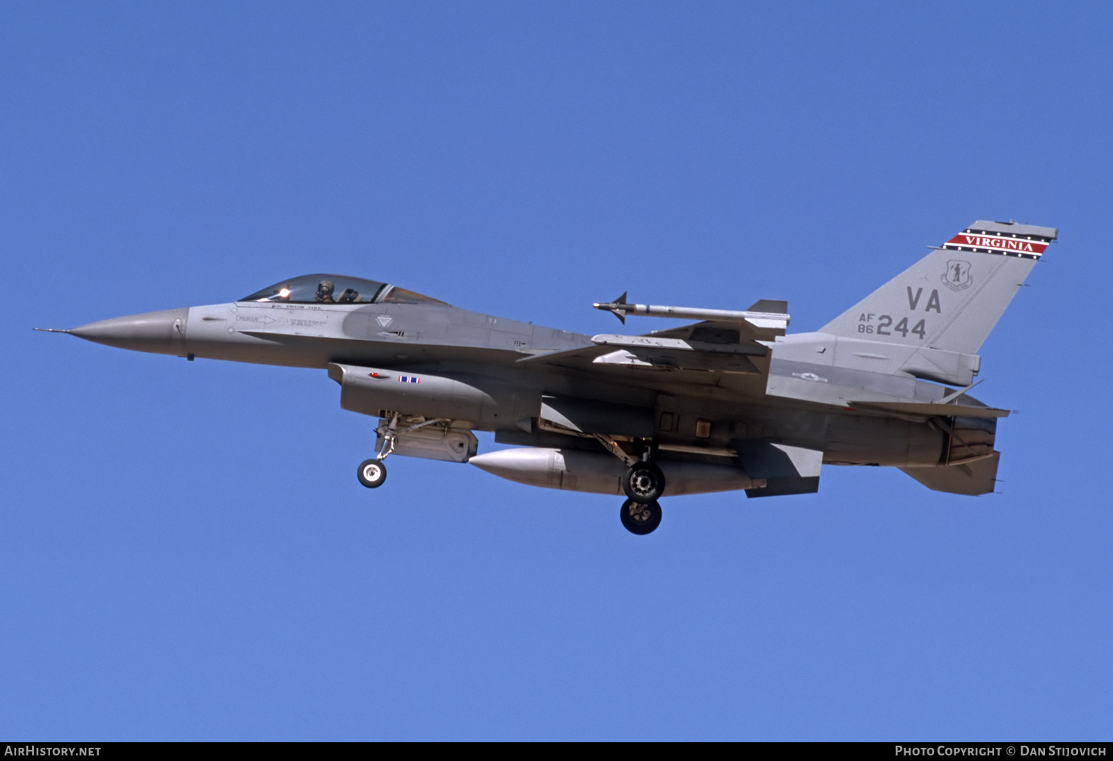Aircraft Photo of 86-0244 / AF86-244 | General Dynamics F-16C Fighting ...
