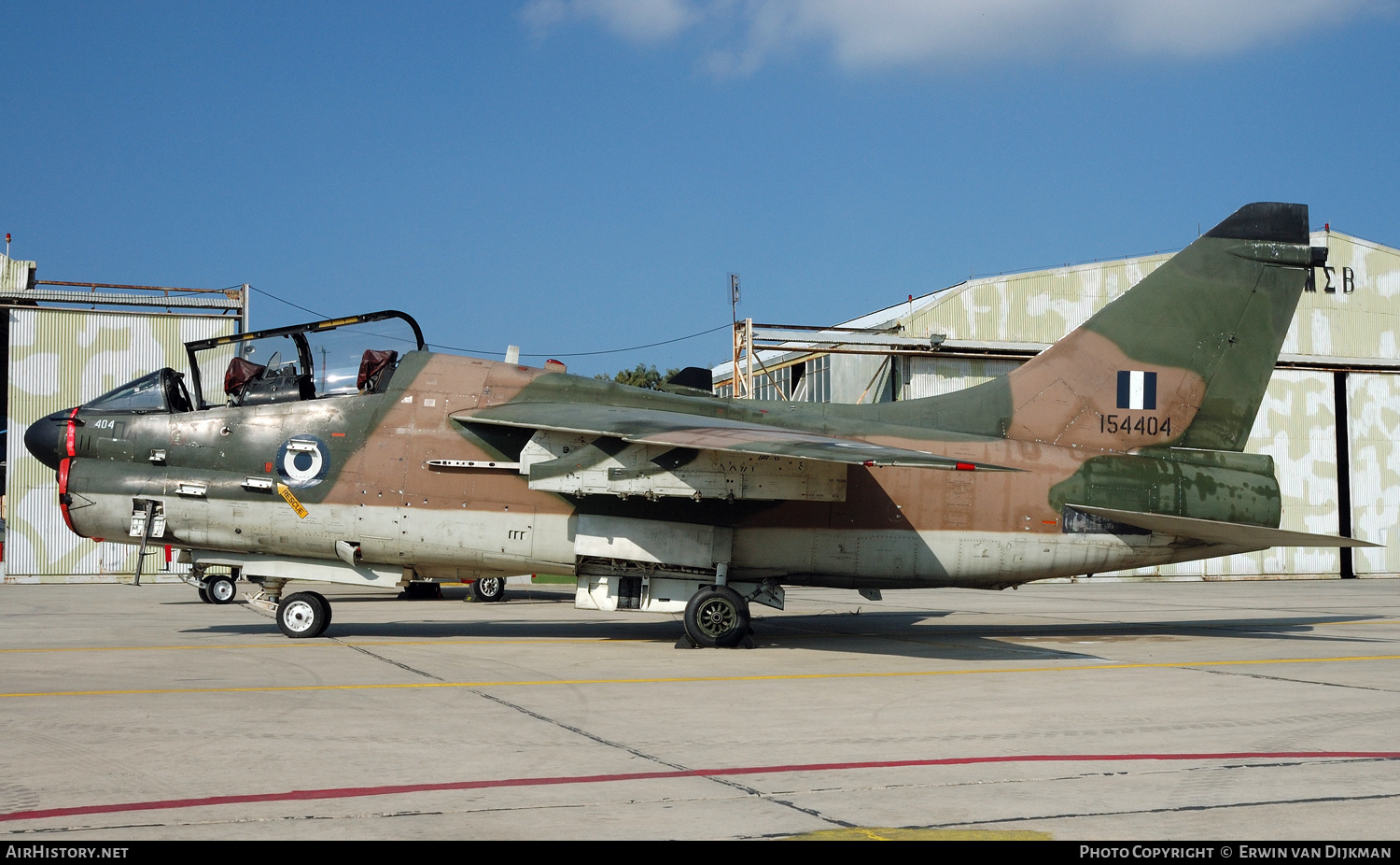 Aircraft Photo of 154404 | LTV TA-7C Corsair II | Greece - Air Force ...