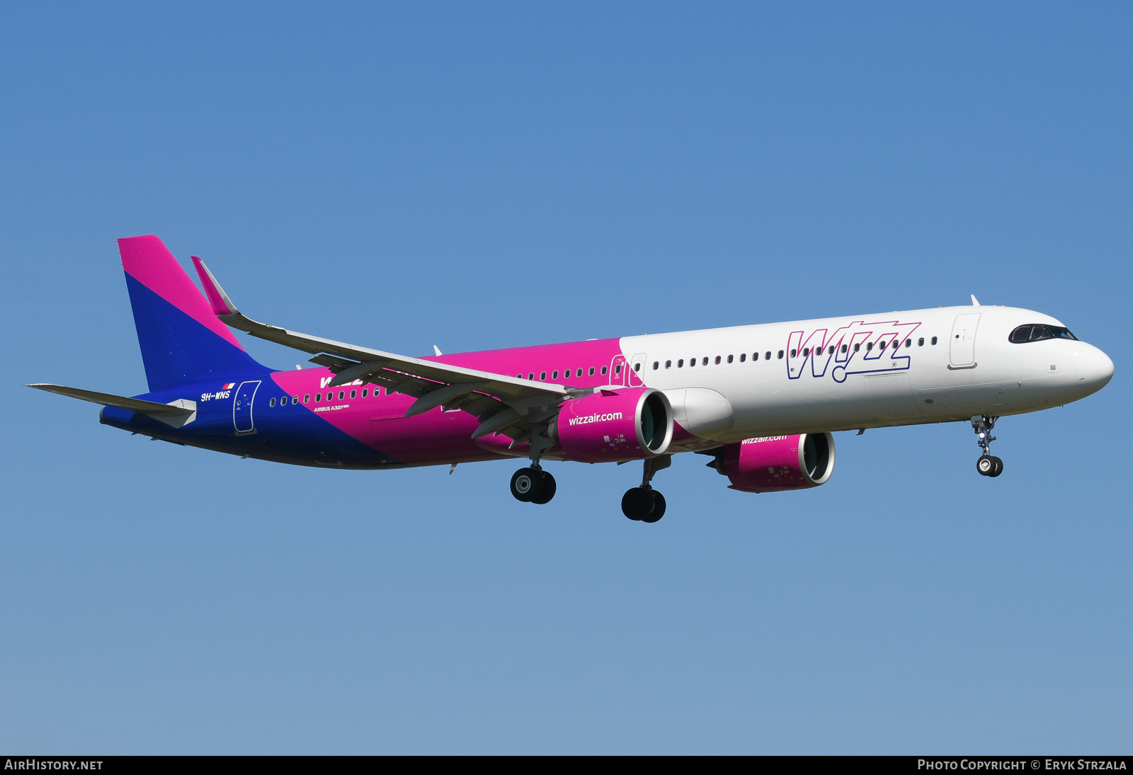 Aircraft Photo of 9H-WNS | Airbus A321-271NX | Wizz Air | AirHistory.net #814434