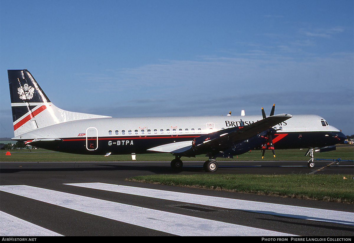 Aircraft Photo of G-BTPA | British Aerospace ATP | British Airways ...