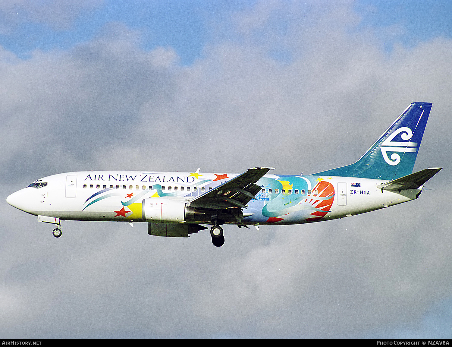 Aircraft Photo of ZK-NGA | Boeing 737-33R | Air New Zealand | AirHistory.net #822978