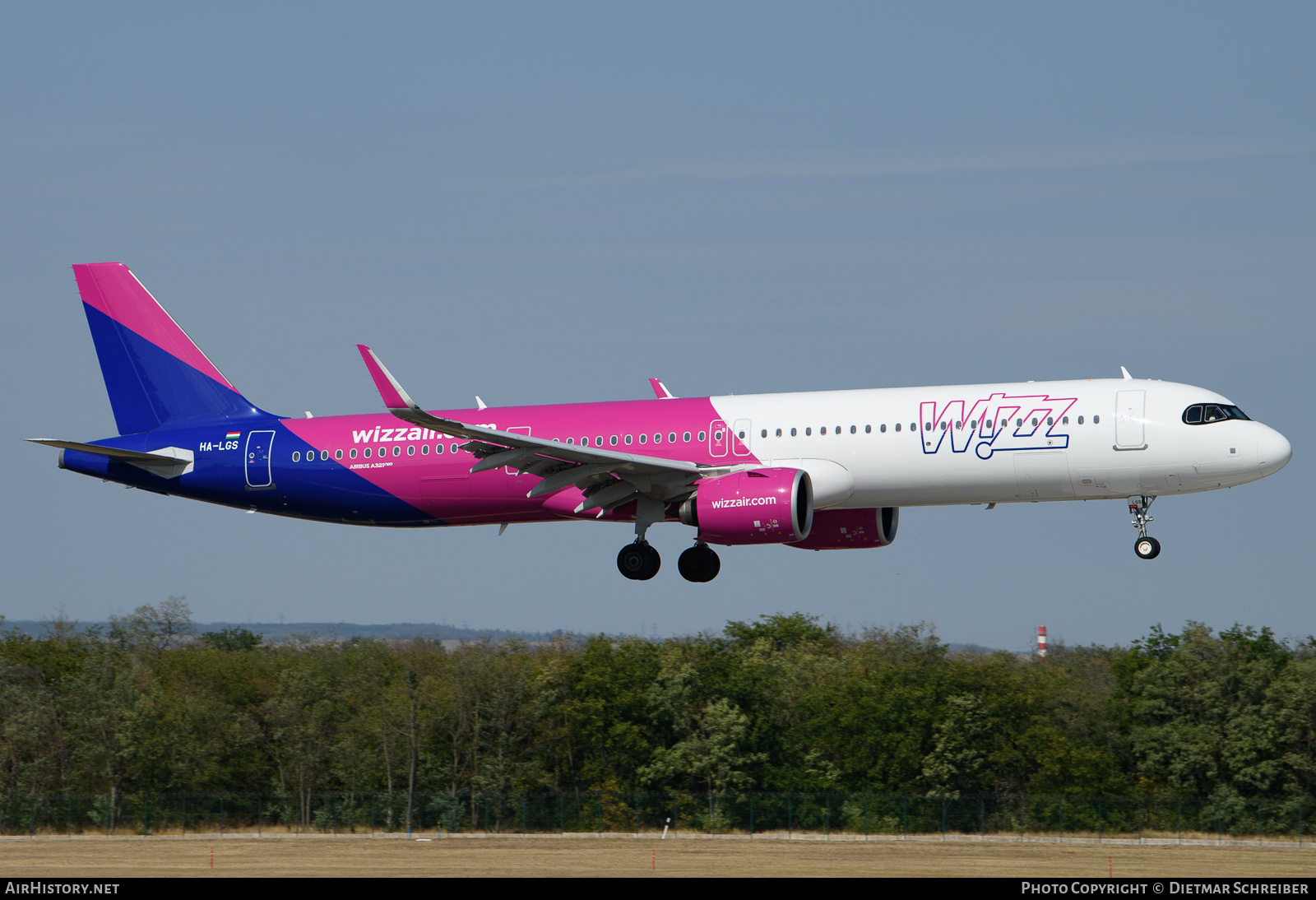Aircraft Photo of HA-LGS | Airbus A321-271NX | Wizz Air | AirHistory.net #841946