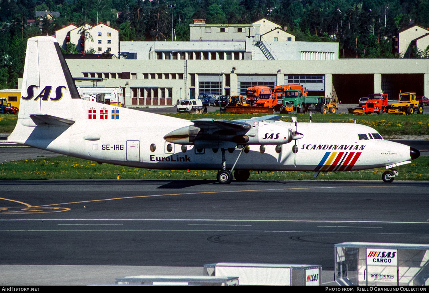 Aircraft Photo of SE-IRG | Fokker F27-600 Friendship | Scandinavian Commuter - Eurolink ...